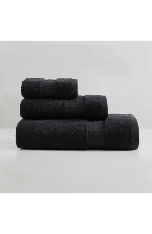 CALVIN KLEIN HOME Iconic 3-piece Towel Set - Black