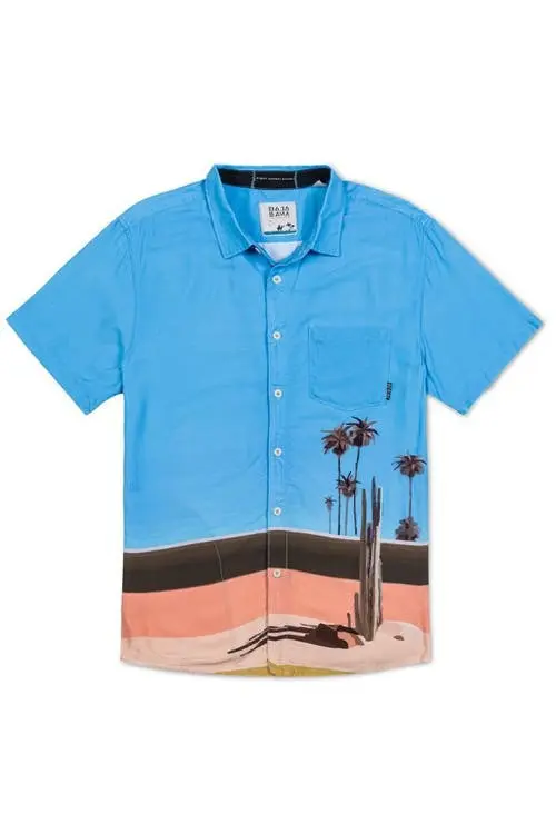 BAJA LLAMA 5pmnighthawk Button Up