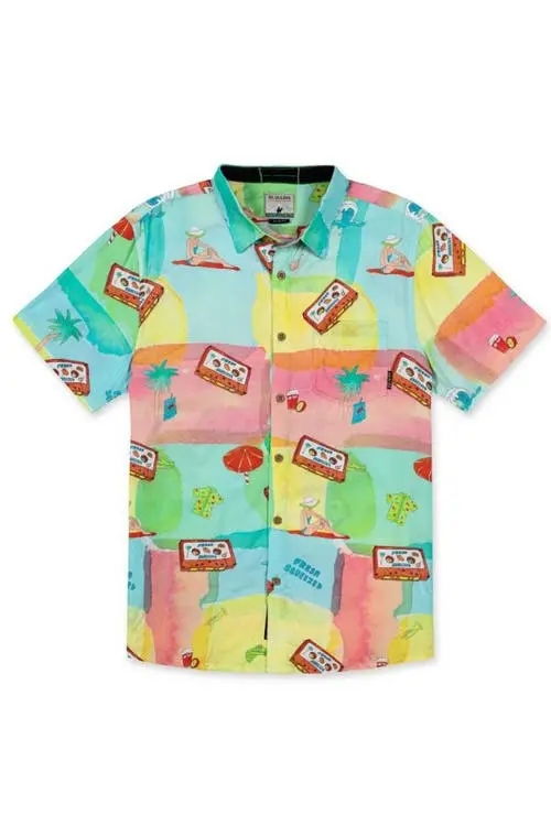 BAJA LLAMA Fresh Squeezednighthawk Button Up - Multi