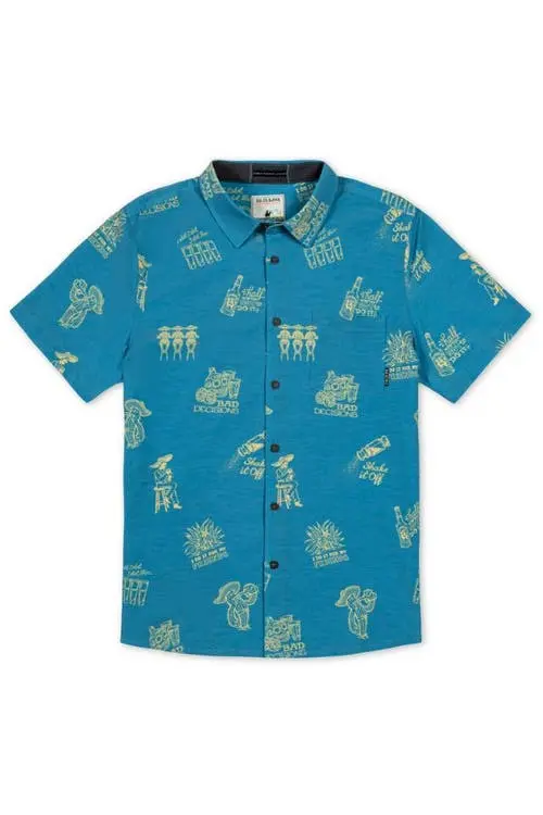 BAJA LLAMA Bad Decisionsvagabond Button Up