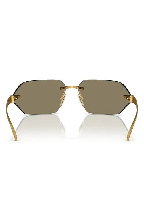 Prada 71mm Irregular Sunglasses