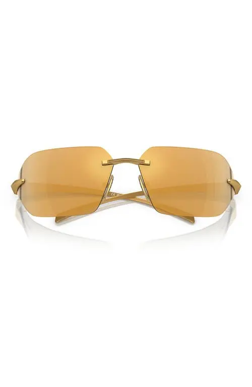 Prada 71mm Irregular Sunglasses