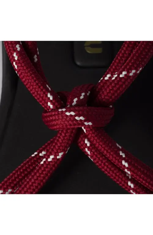 Miu Miu Nastro Cord Sandals - Amaranto