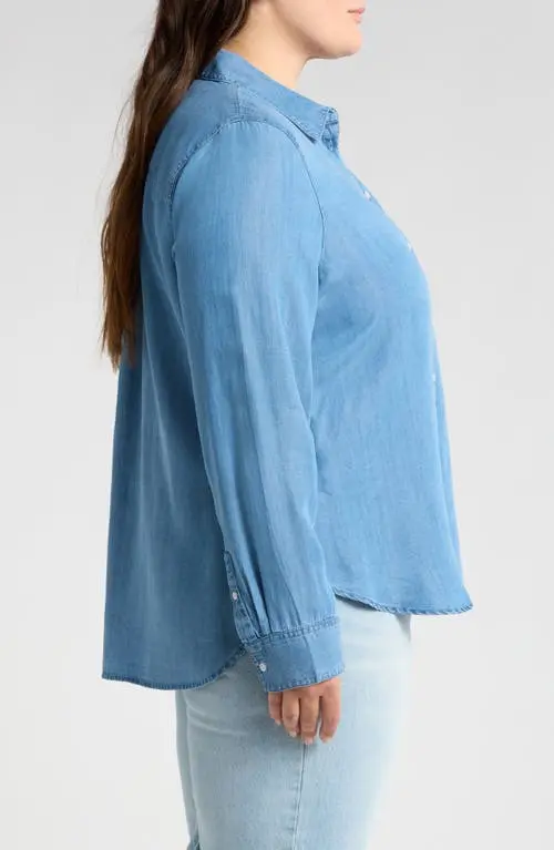 Caslon Chambray Button-up Shirt