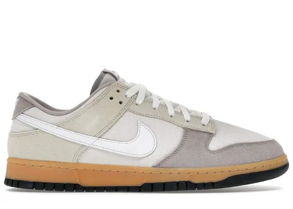 Nike Dunk Low Suede & Canvas Sneakers - Phantom/white/college Grey