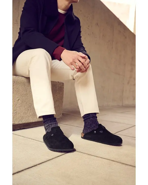 BIRKENSTOCK Boston Clogs - Black