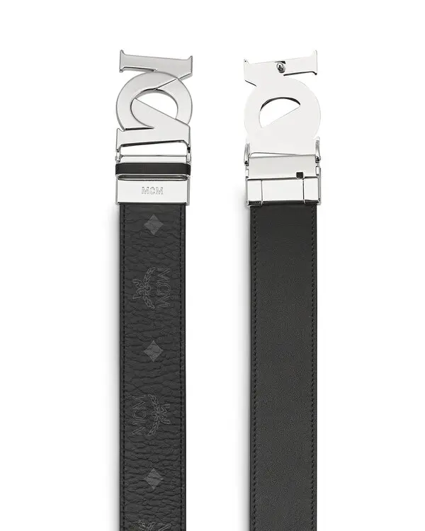 Mcm M Art Reversible Belt In Visetos