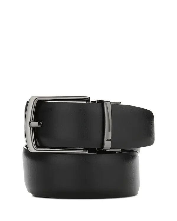 Bloomingdale'S Halfmoon Reversible Belt - Black