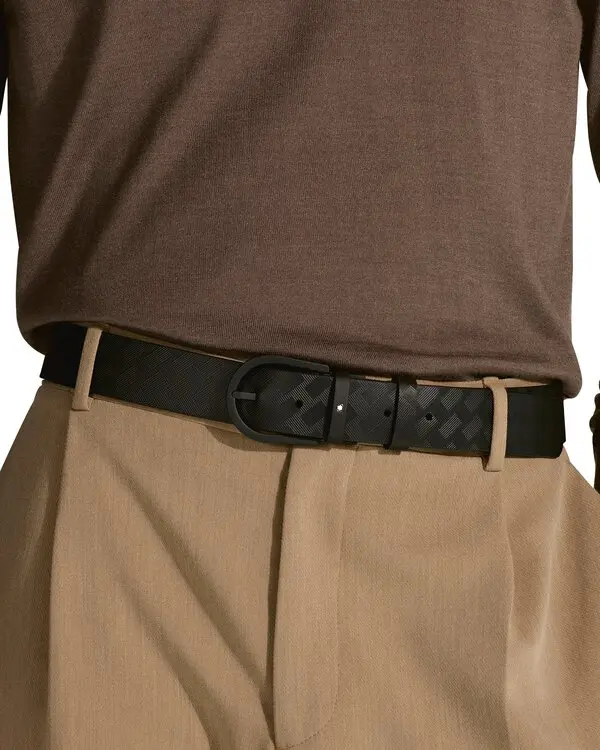 Montblanc Extreme 3.0 Leather Horseshoe Buckle Belt