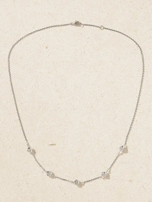 L'ATELIER NAWBAR The 5 Dots Diamond Necklace - Silver