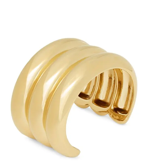 Saint Laurent High Deco Bangle - Metallic