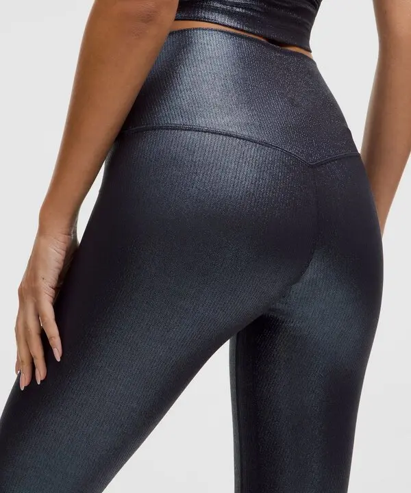 Lululemon Align™ High-rise Ribbed Pant 28 - Radiate Foil Print Black Night