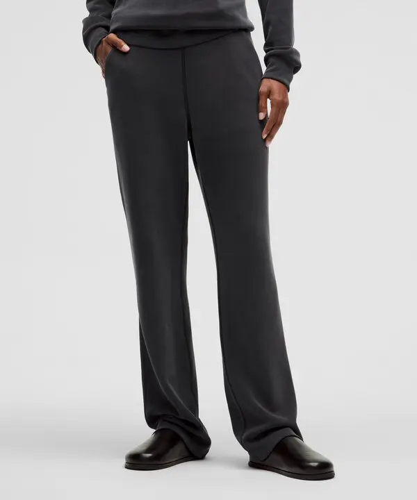 Lululemon High-rise Straight-leg Pant - Black