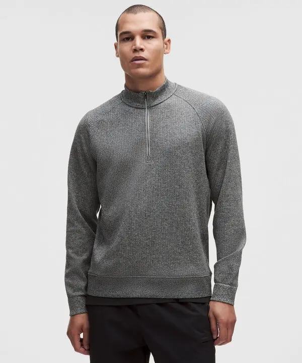 Lululemon Engineered Warmth Half Zip - Silver Drop/graphite Grey
