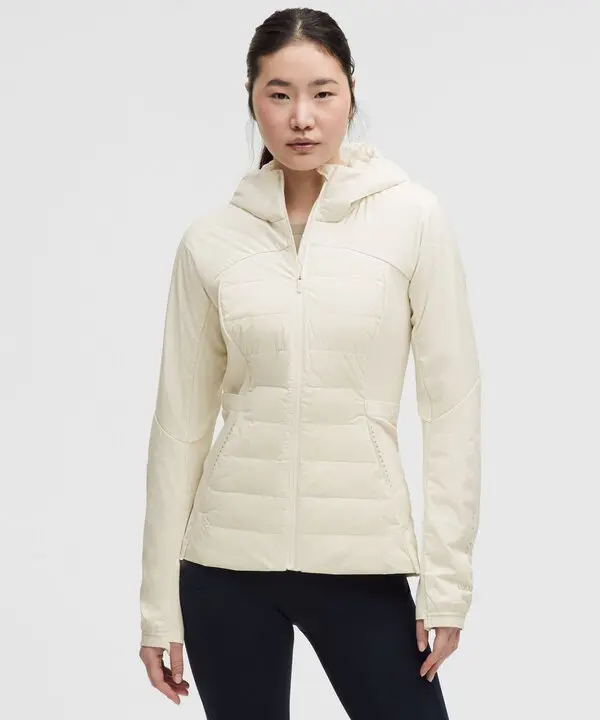 Lululemon Down Insulated Slim Fit Jacket - Light Ivory