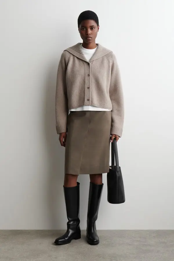 Cos Sailor-collar Wool Cardigan