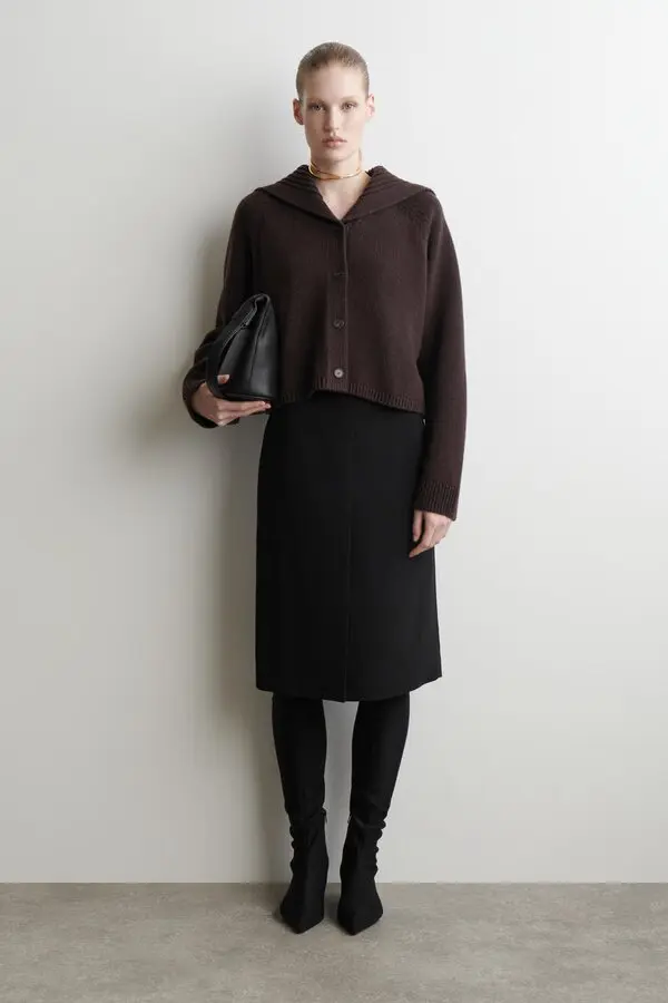 Cos Sailor-collar Wool Cardigan
