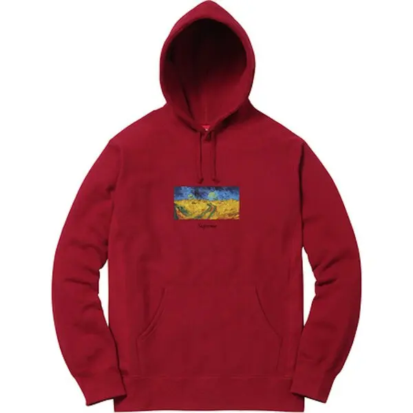 Supreme Field Hooded Sweatshirt - Cardinal