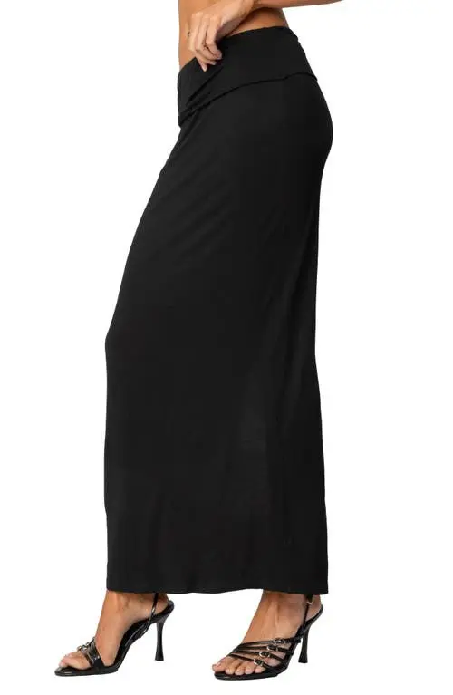 EDIKTED Johanna Foldover Maxi Skirt