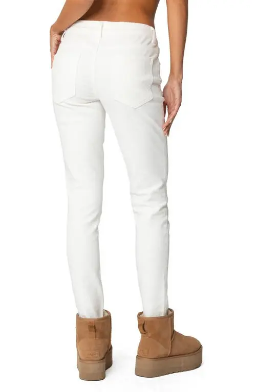 EDIKTED Berta Low Rise Skinny Jeans