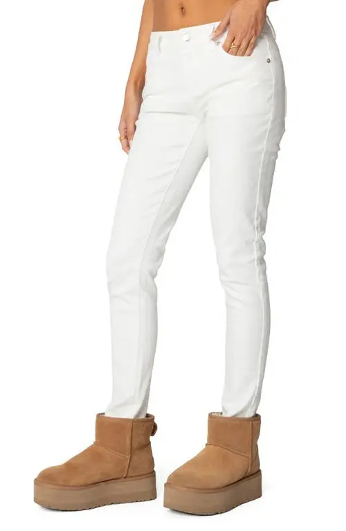 EDIKTED Berta Low Rise Skinny Jeans
