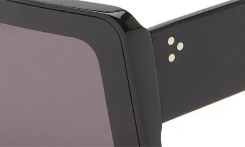 Rick Owens Documenta Shield Sunglasses - Blk Temple/blk Lens