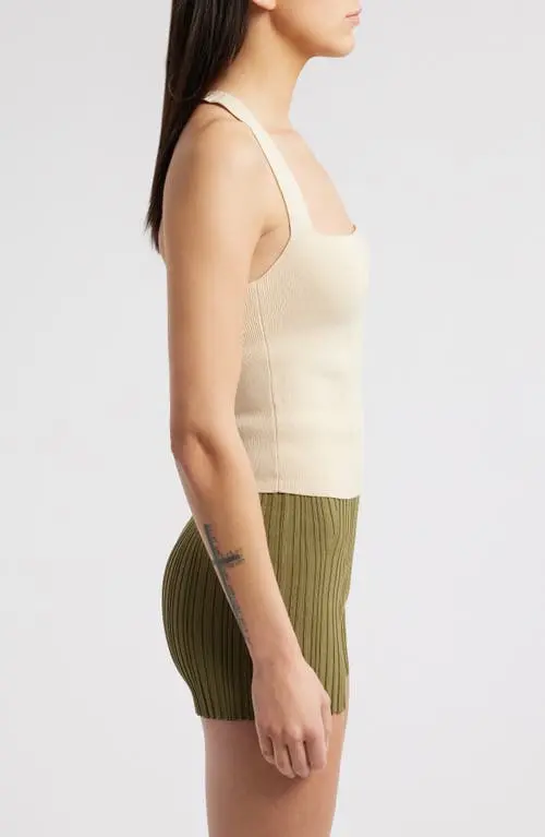 Cult Gaia Crawford Rib Tank - Beach