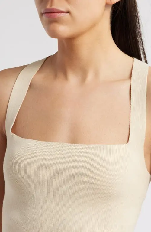 Cult Gaia Crawford Rib Tank - Beach