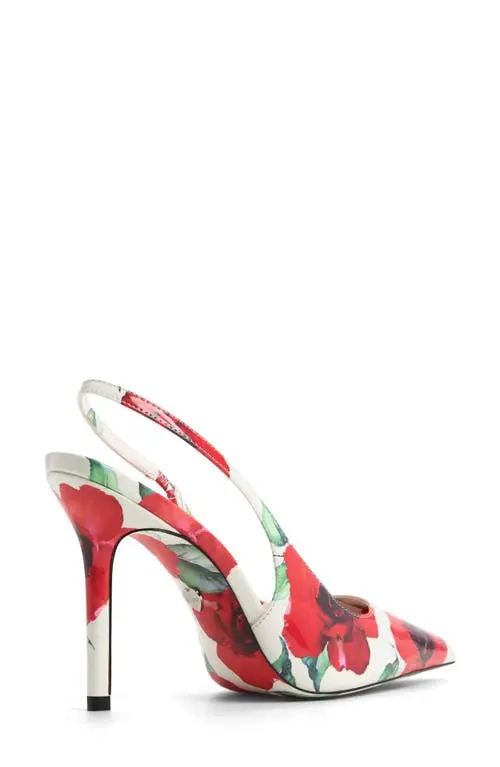 Aldo Lovebloom Pointed Toe Slingback Pumps