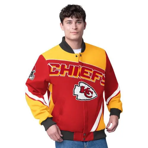 G-III EXTREME Kansas City Chiefs Full-snap Racing Jacket