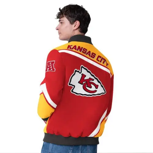 G-III EXTREME Kansas City Chiefs Full-snap Racing Jacket