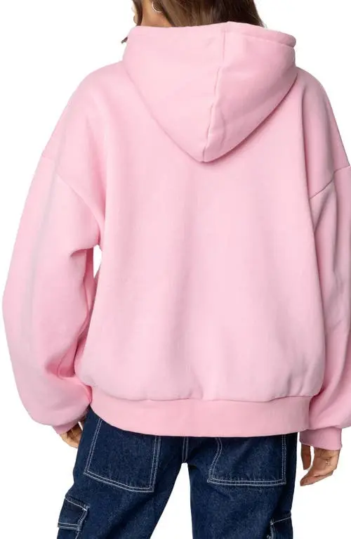 EDIKTED New York Oversized Hoodie - Light-pink