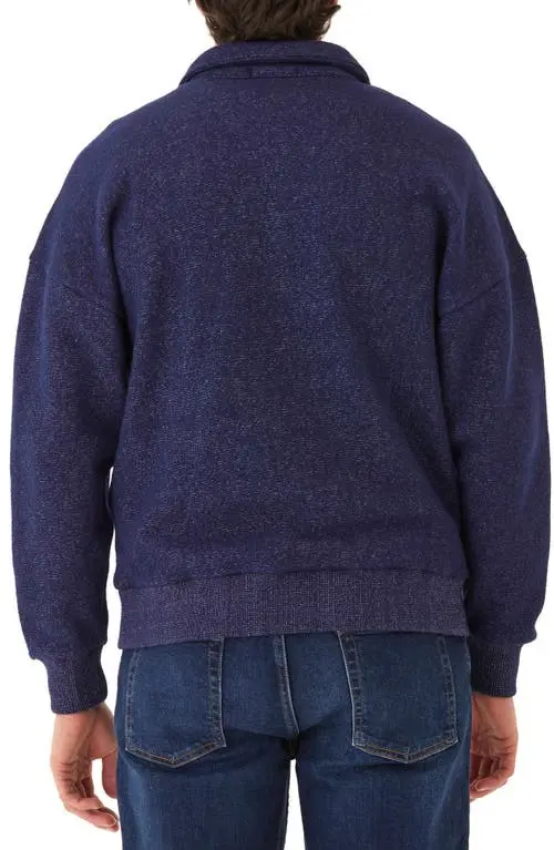 THREADS 4 THOUGHT Gabe Oversize Fleece Quarter Zip Pullover - Stargazer