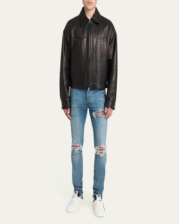 Amiri Ma Quad Leather Work Jacket