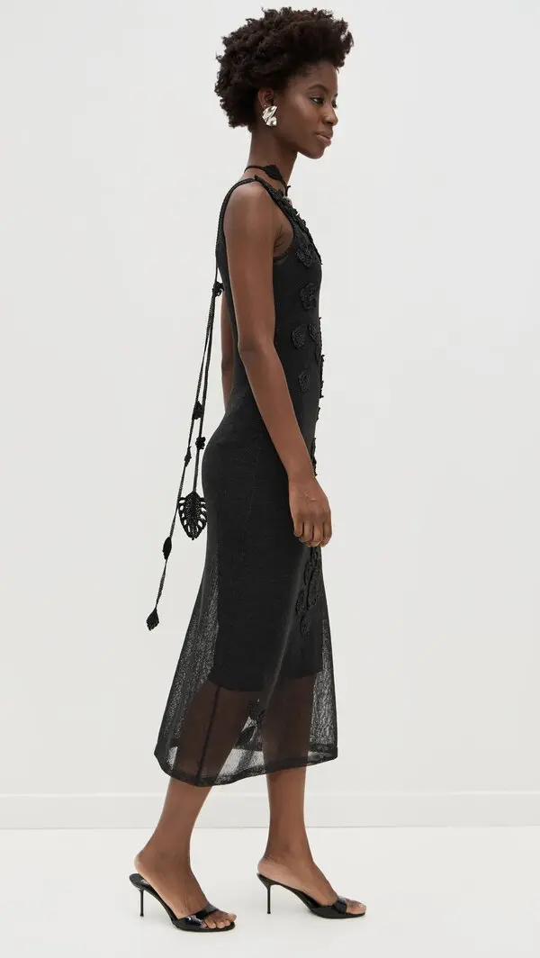 Cult Gaia Pemma Knit Dress - Black - 50% Off | Editorialist