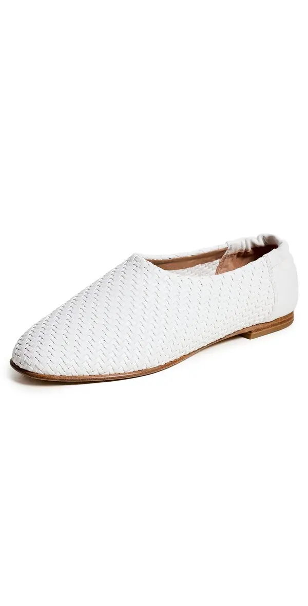Simkhai Eden Woven Ballet Flats - Ivory