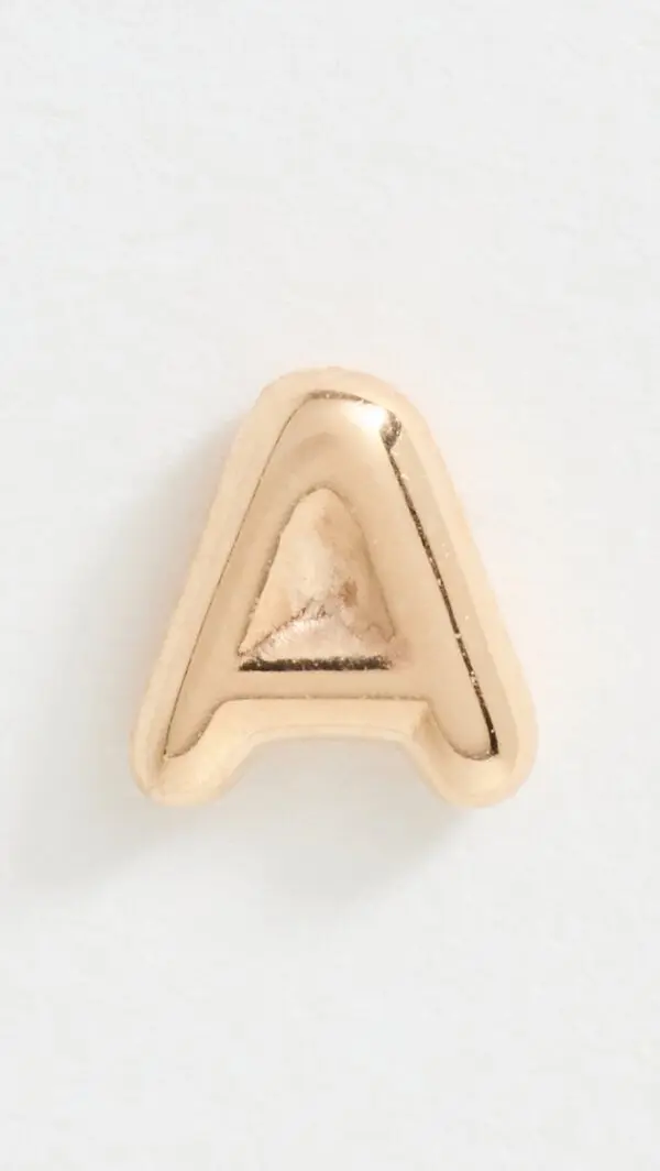 ARIEL GORDON 14k Mini Helium Initial Stud Earring