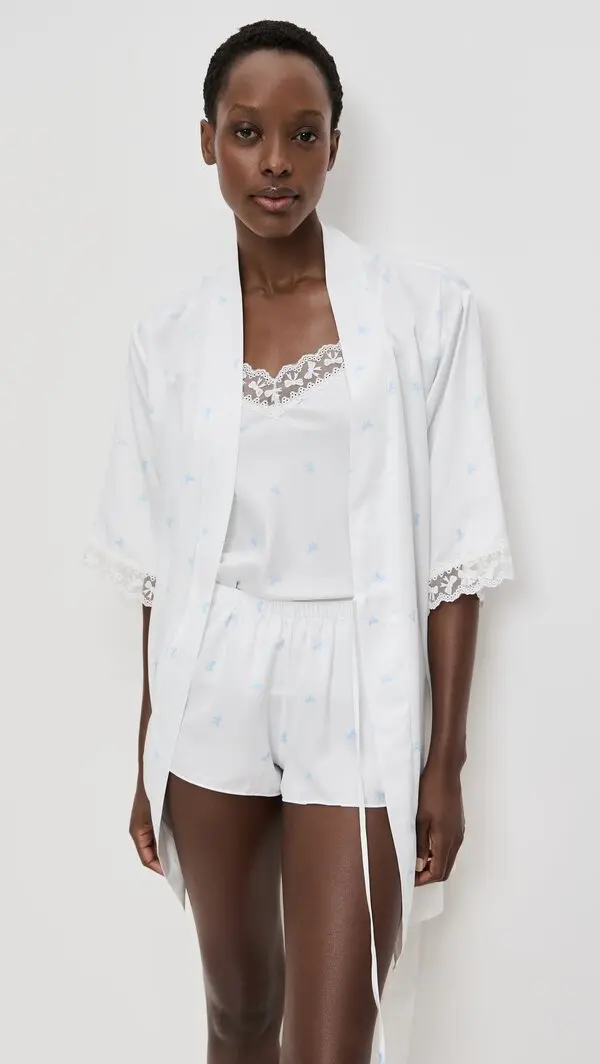 Flora Nikrooz Sabrina 3 Piece Pajama Set - Ivory