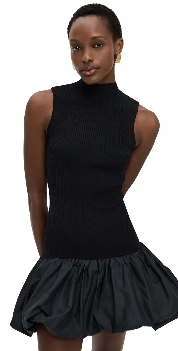 Remain Birger Christensen Knit Mini Dress In Black - 80% Off | Editorialist