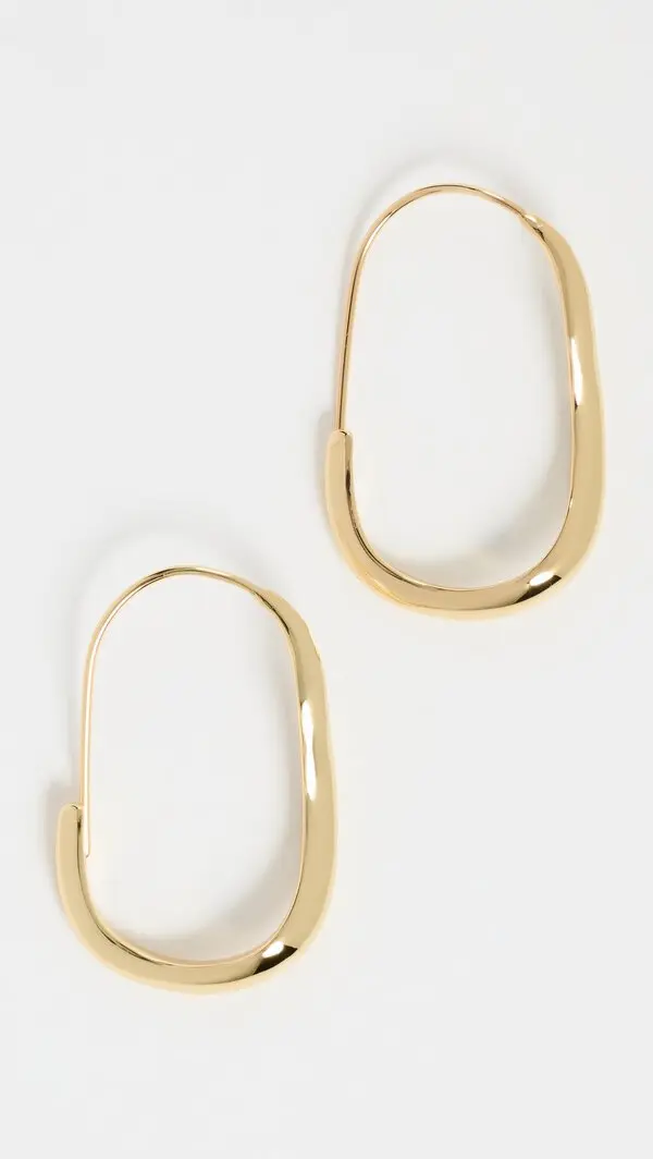 Shashi Mia Wave Hoop Earrings