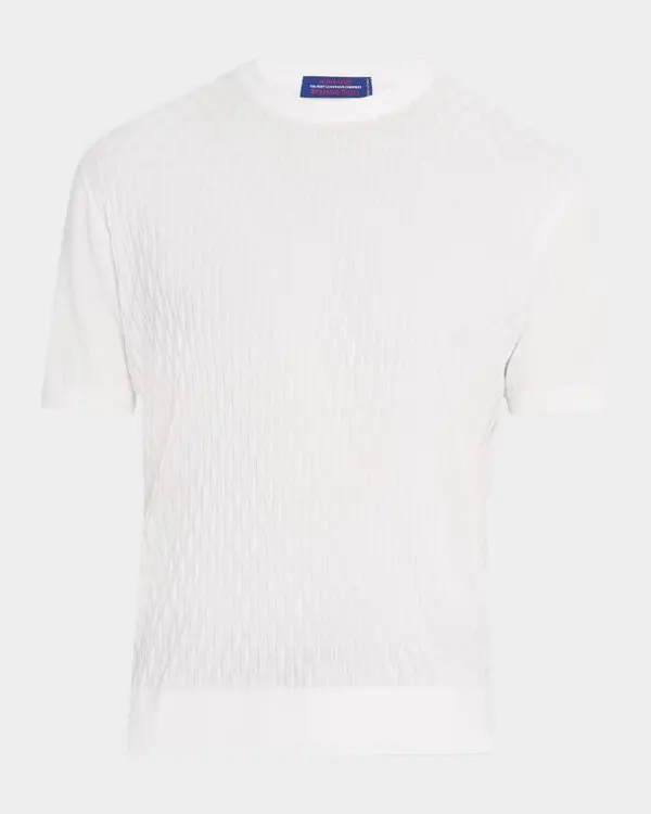 Stefano Ricci Cashmere Crewneck Pullover - White