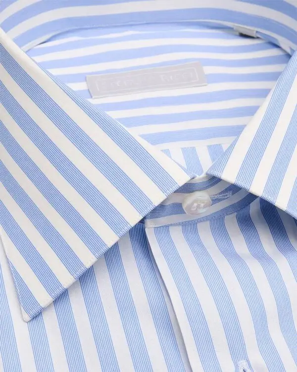 Stefano Ricci Apos;s Cotton Bengal Stripe Dress Shirt