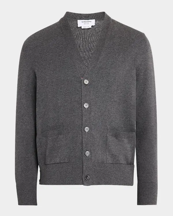 Thom Browne 4-bar Stripe V-neck Cardigan