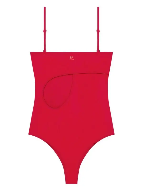 COURREGES Loop Swimsuit - Red