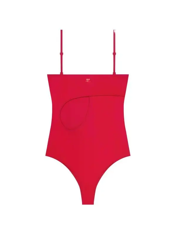 COURREGES Loop Swimsuit - Red