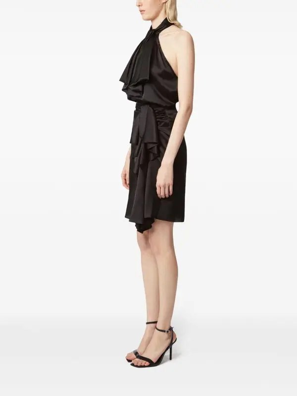 Nina Ricci Asymmetric Bow-detail Skirt - Black