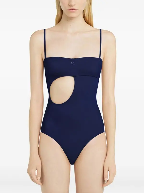 COURREGES Loop Swimsuit - Blue