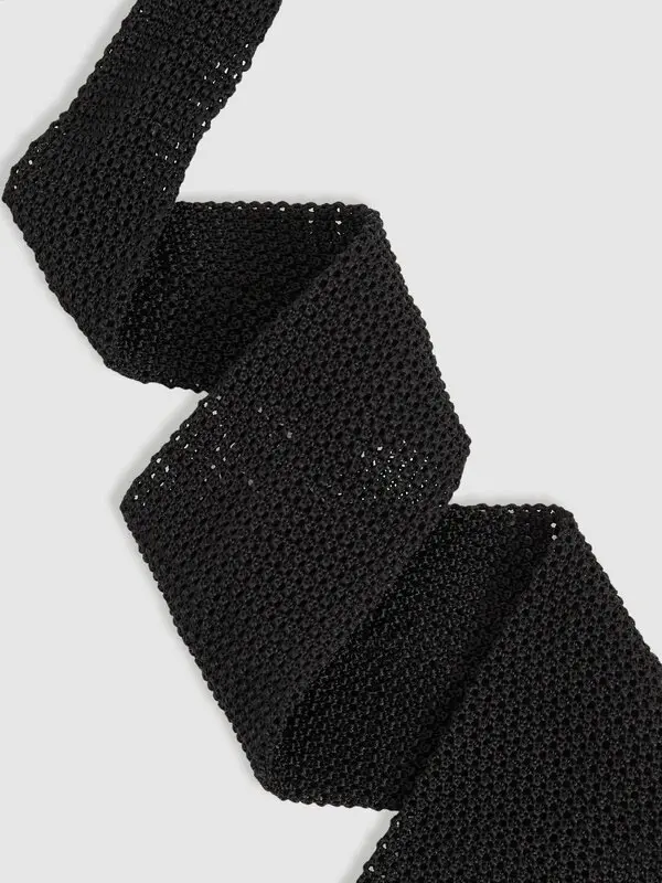 REISS Punto Knitted Tie