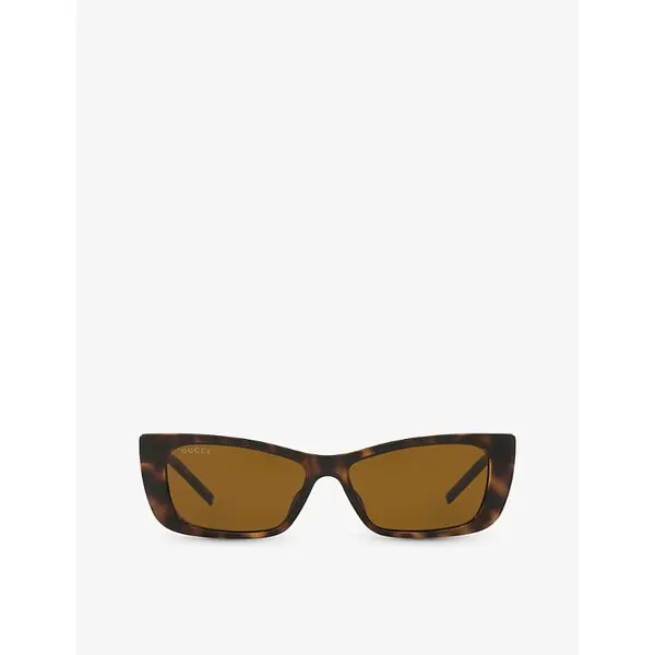 Gucci Gg1681s Cat-eye Sunglasses - Brown