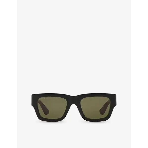 Gucci Gg1668s Square Sunglasses - Black